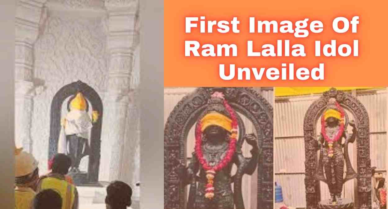 Emotional First Glimpse: Devotees Captivated By Ram Lalla Idol Of ...